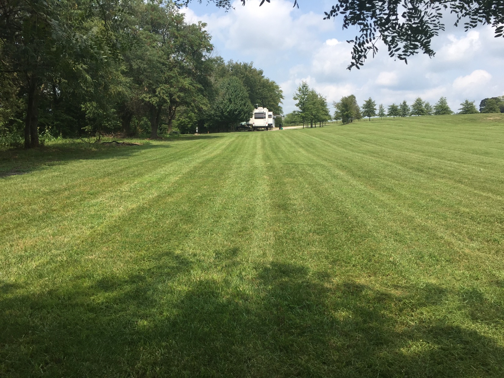 Mowing Day – Large Back Yard – Pin Oaks Farm